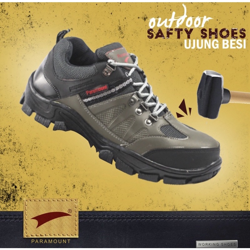 Paramount Iron Toe Safety Shoes // Project Field Work Shoes // Cool Men ...