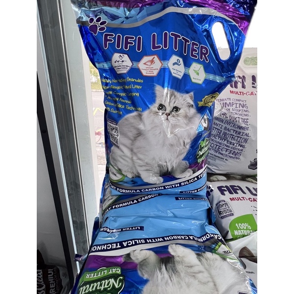 Fifi Litter Premium Cat Litter (BLUE) 10L | Shopee Malaysia