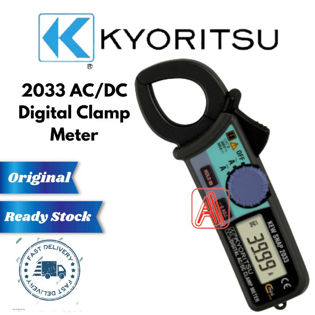 Kyoritsu 2033 AC/DC clamp Meter | Shopee Malaysia