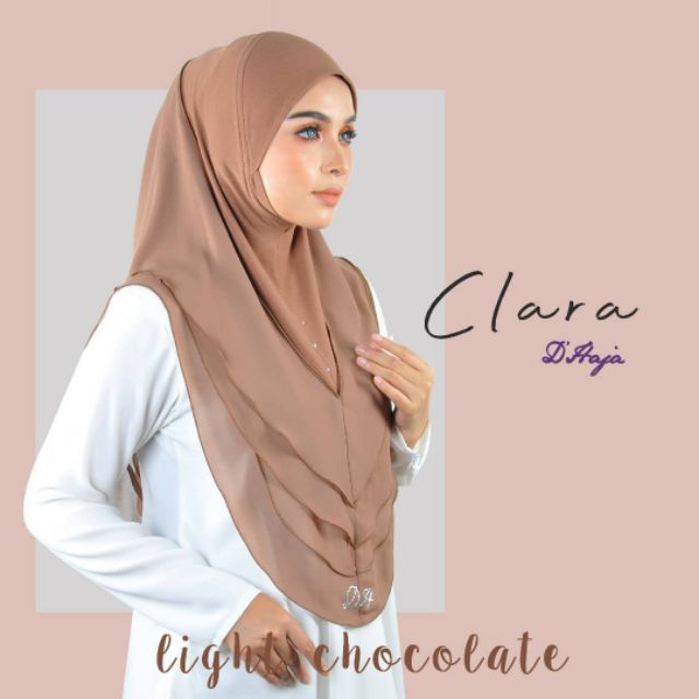 Clara Dhaja Tudung Sarung 💯 Authentic | Shopee Malaysia