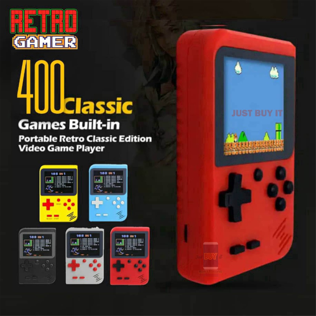 ℡READY STOCK Retro Mini Game Machine Console Gameboy Rechargeable ...
