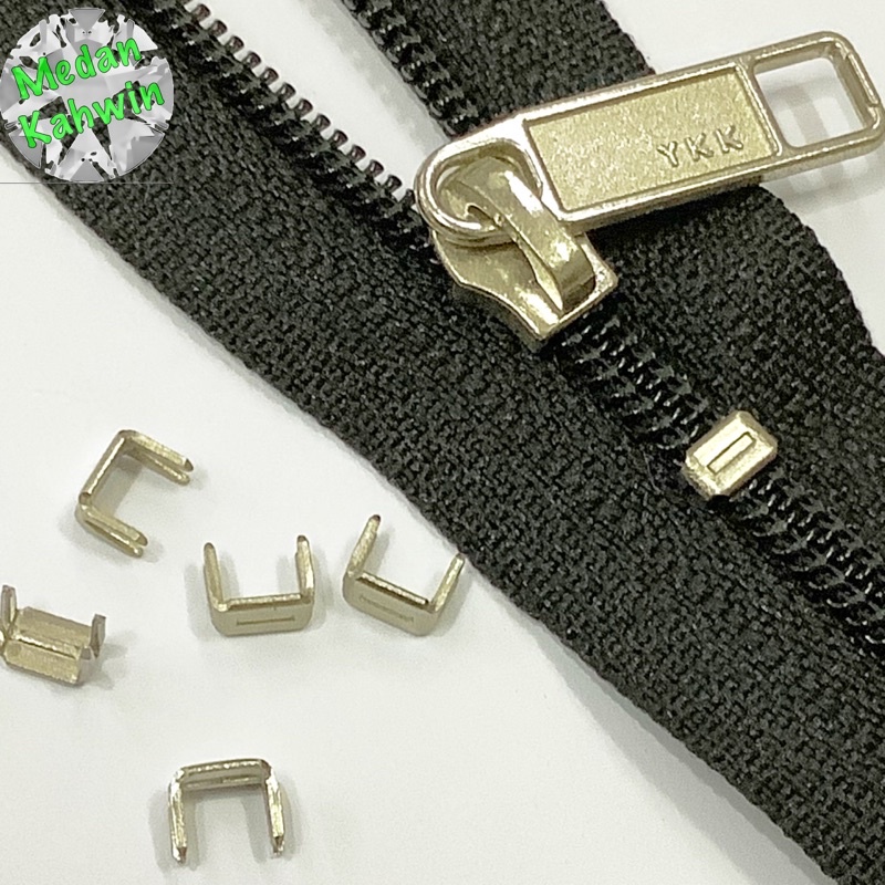 #BJ2020 Kepala Zip Nylon YKK #3, #5, #8, #10 dan Aksesori YKK Nylon Zipper Head and Accessories ...
