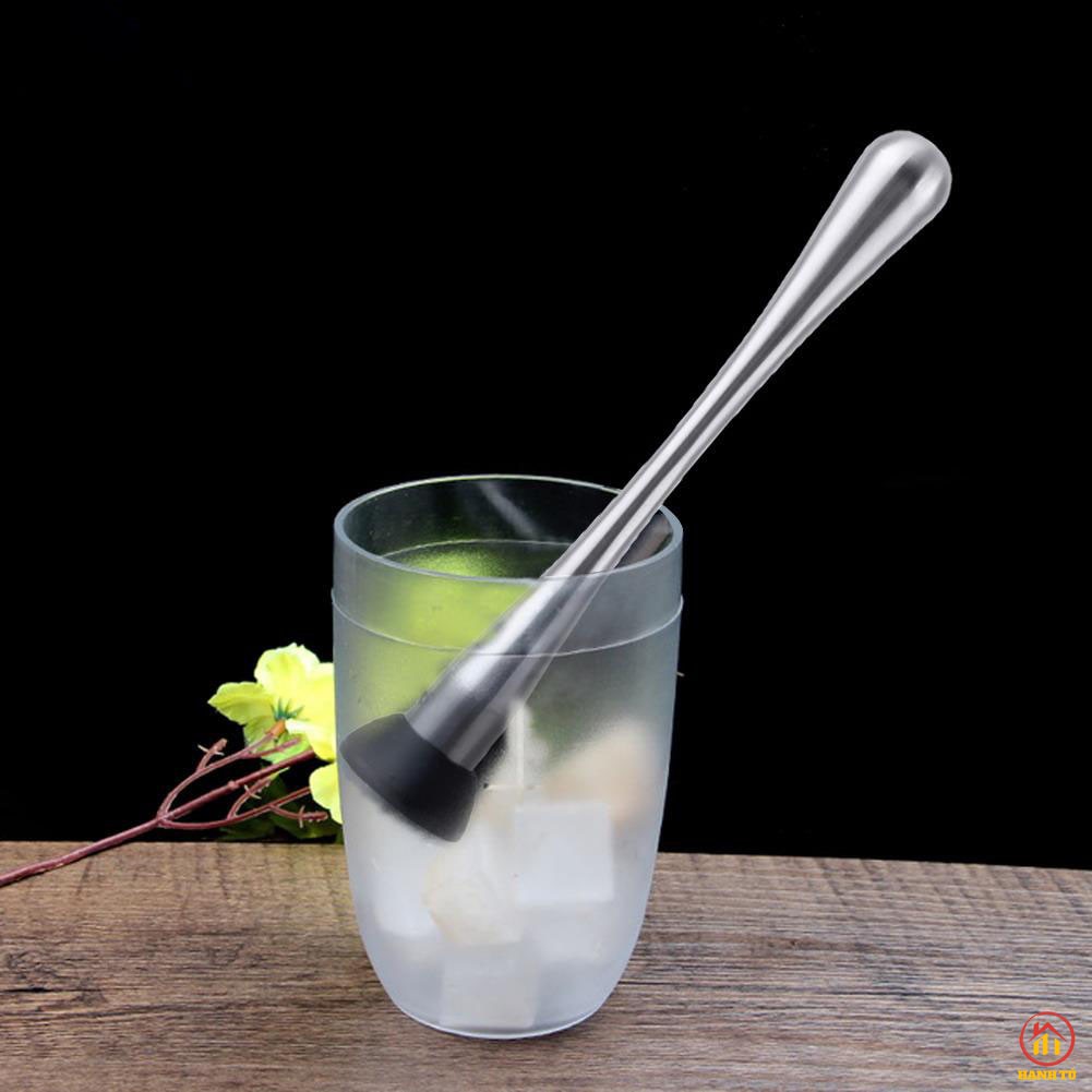 Bar Pestle, Mixing Beam Pestle [INOX 202 Flat Plastic Head PC, thick ...