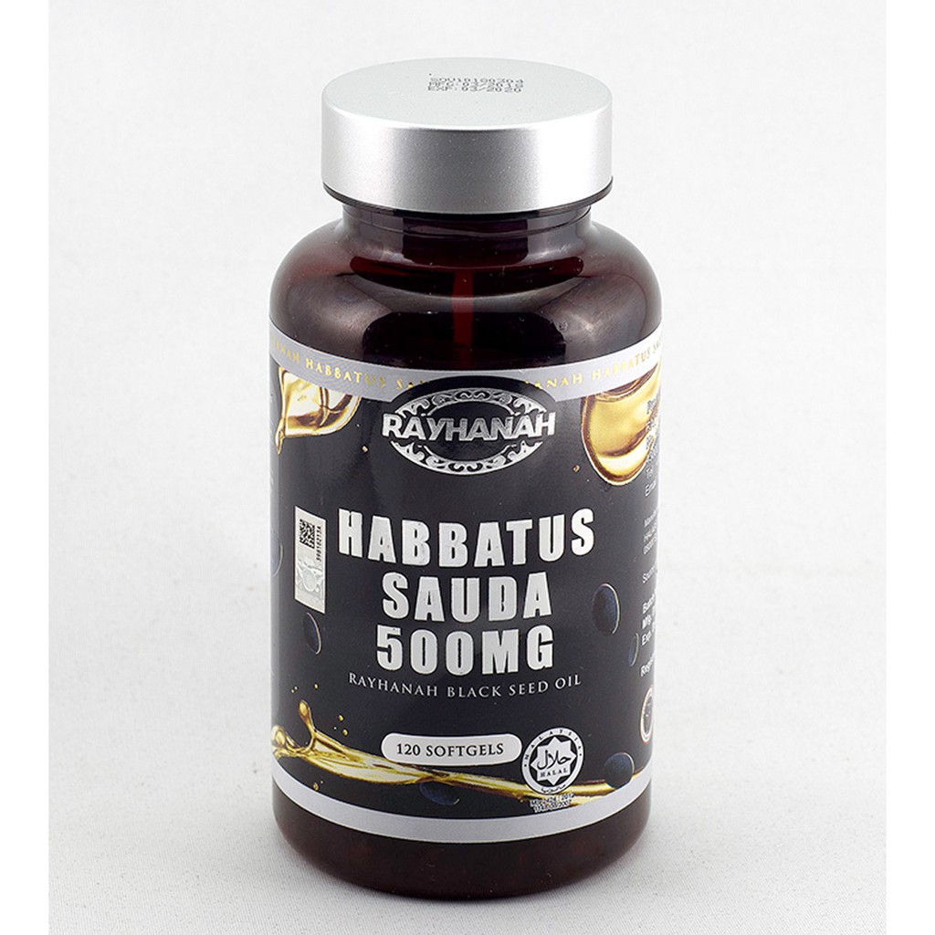 Black Seed Oil / Minyak Habbatus Sauda RAYHANAH 500mg (120 Softgels ...