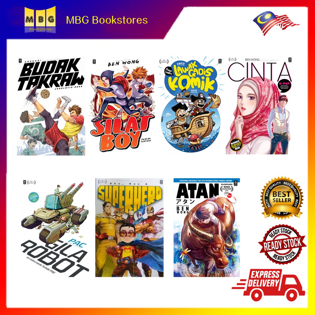Komik-M: Budak Takraw Silat Boy Berani Mencuba Cinta K-Pop Gila Robot Aku, Kau & Superhero Atan ...
