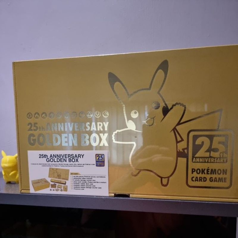 Pokemon 25th anniversary golden box english version | Shopee Malaysia