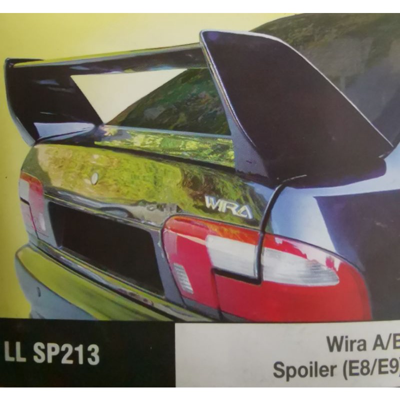 Wira Aeroback SP213 Evo9 Spoiler Fibreglass Without Paint SV | Shopee ...