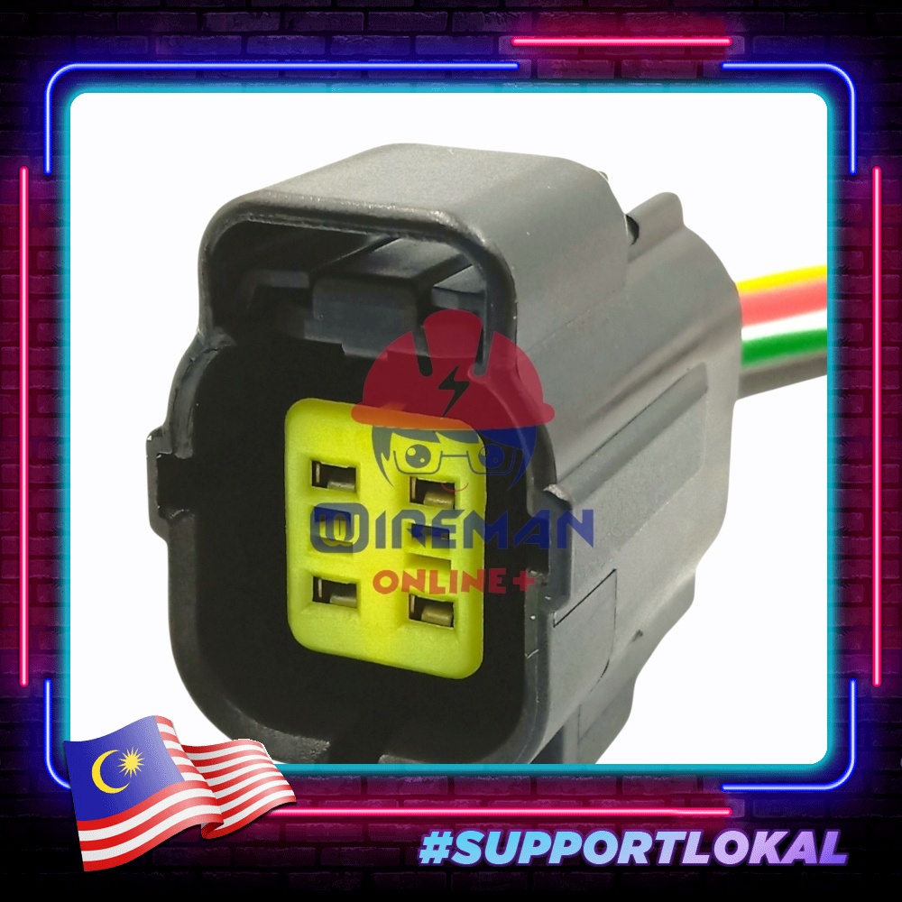 4 Pin Hyundai Elantra Trajet Tucson Kia Sephia 1.5 Oxygen Sensor Female ...