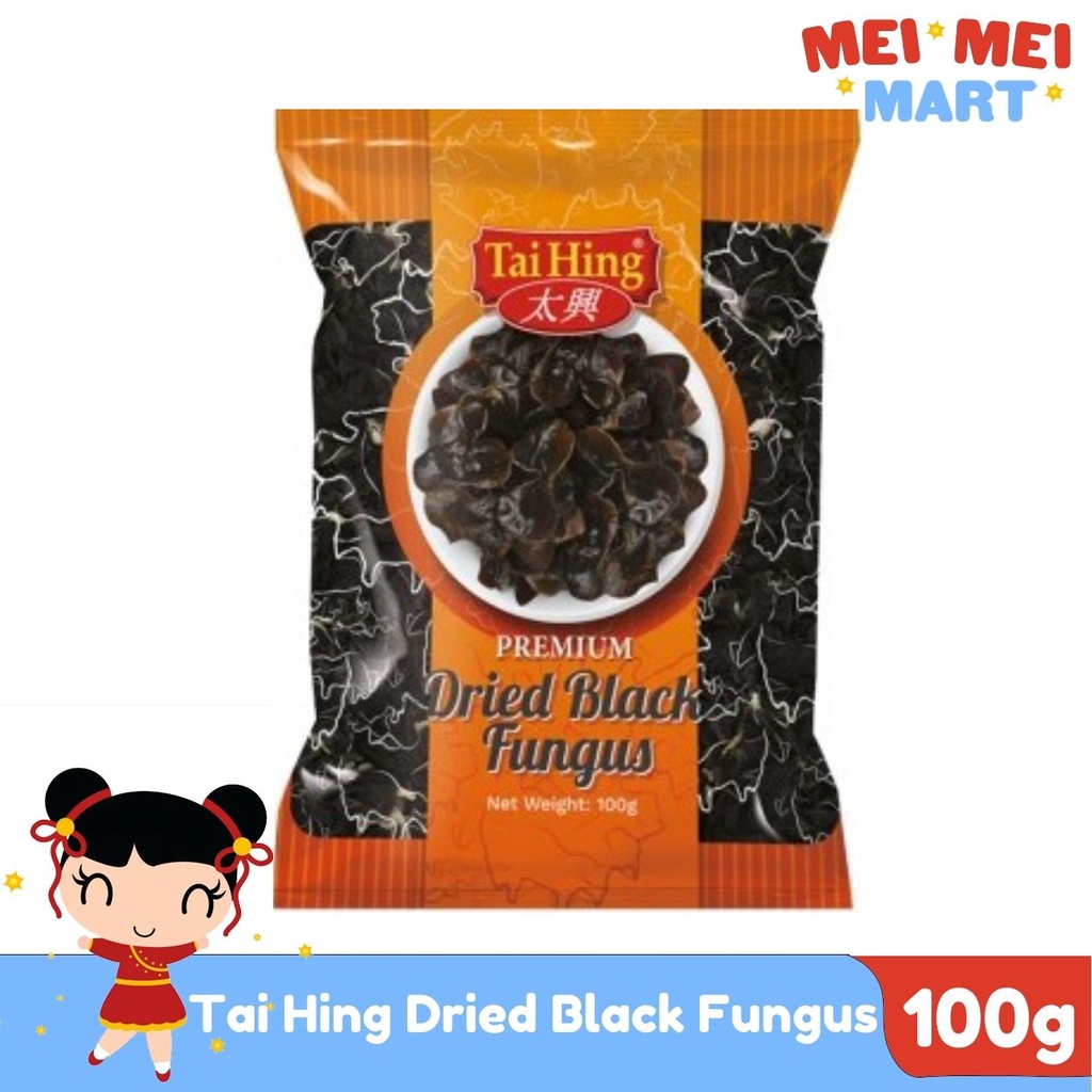 Tai Hing Dried Black Fungus Bok di tenga ng daga 100g | Shopee Malaysia