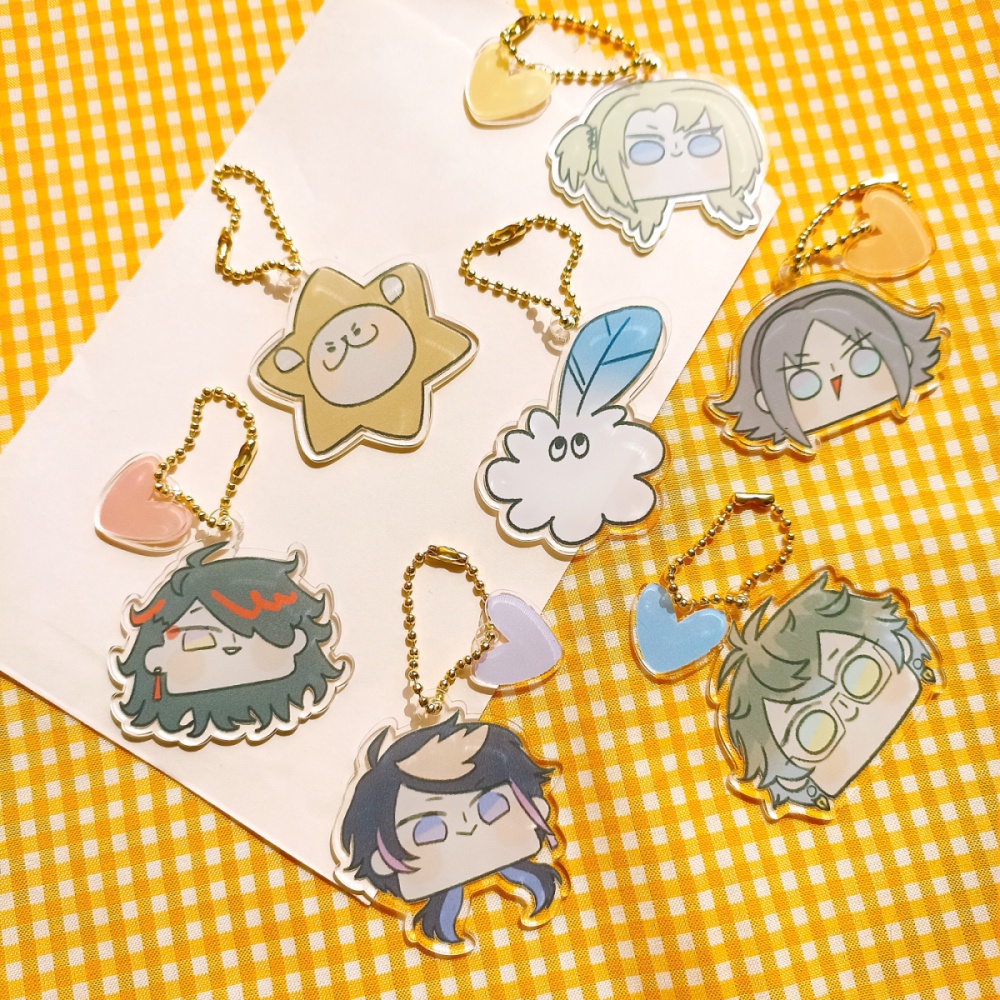GANTUNGAN Luxiem Keychain Keychain (Ike, Luca, Mysta, Shu, Vox ...