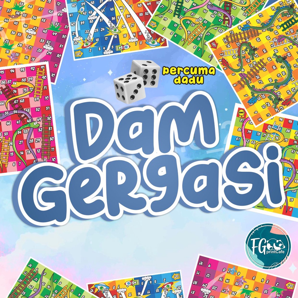 DAM ULAR GERGASI 🐍 | GIANT SNAKES AND LADDERS | BOARD GAME | FAMILY ...