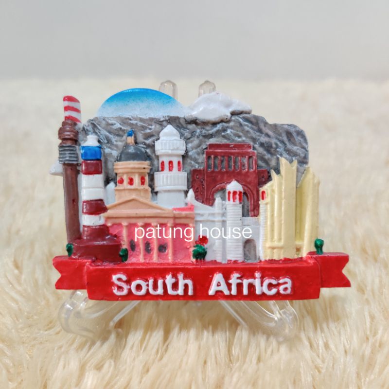 MERAH Fridge Magnet Refrigerator Souvenir South Africa Africa Red ...