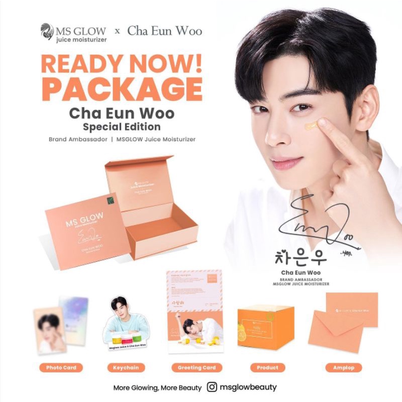 Ms GLOW JUICE X CHA EUN WOO LIMITED EDITION | Shopee Malaysia