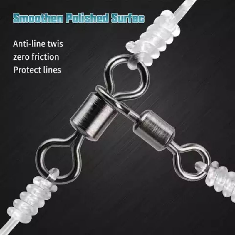 1 PCS Heavy duty Crane 3 way T-Turn fishing swivel slide | Shopee Malaysia
