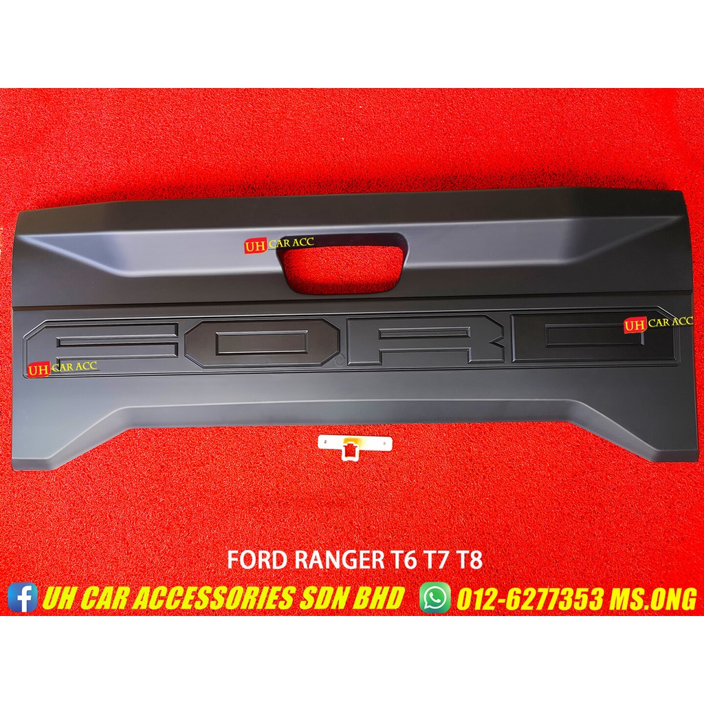 Ford Ranger T6 T7 T8 Raptor Wildtrak F150 Rear Tailgate Protector Panel ...