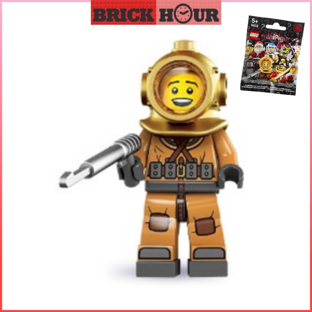 8833 -6 LEGO Minifigure Series 8 - Diver (MISP) | Shopee Malaysia