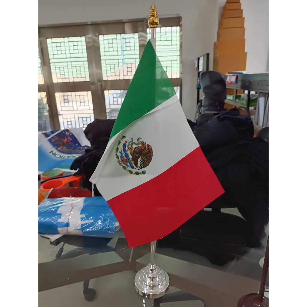 MAXICO Table Flag Silver Mexico Height 50 cm | Shopee Malaysia