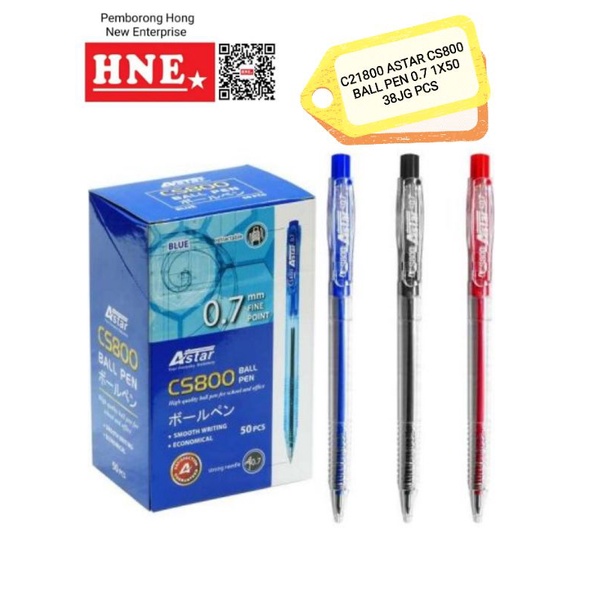 🌟 READY STOCK 🌟 ASTAR CS800 BALL POINT PEN 0.7MM | Shopee Malaysia