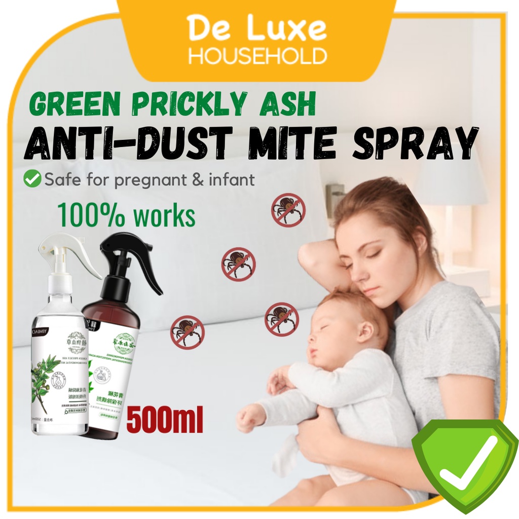Green Prickly Ash Anti-Dust Mite Spray/ Mite Remover/ Bed Bugs Killer ...