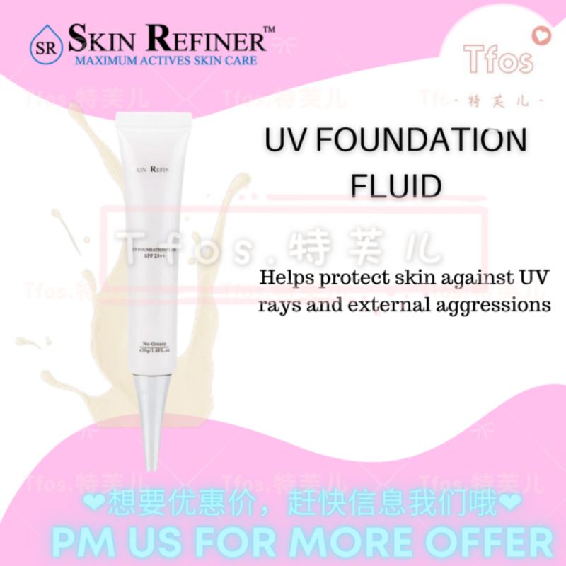 🔆𝗥𝗘𝗔𝗗𝗬 𝗦𝗧𝗢𝗖𝗞🔆 𝗦𝗸𝗶𝗻 𝗥𝗲𝗳𝗶𝗻𝗲𝗿 𝗨𝗩 𝗙𝗼𝘂𝗻𝗱𝗮𝘁𝗶𝗼𝗻 𝗙𝗹𝘂𝗶𝗱 𝗦𝗣𝗙 25++ (30𝗴) | Shopee ...