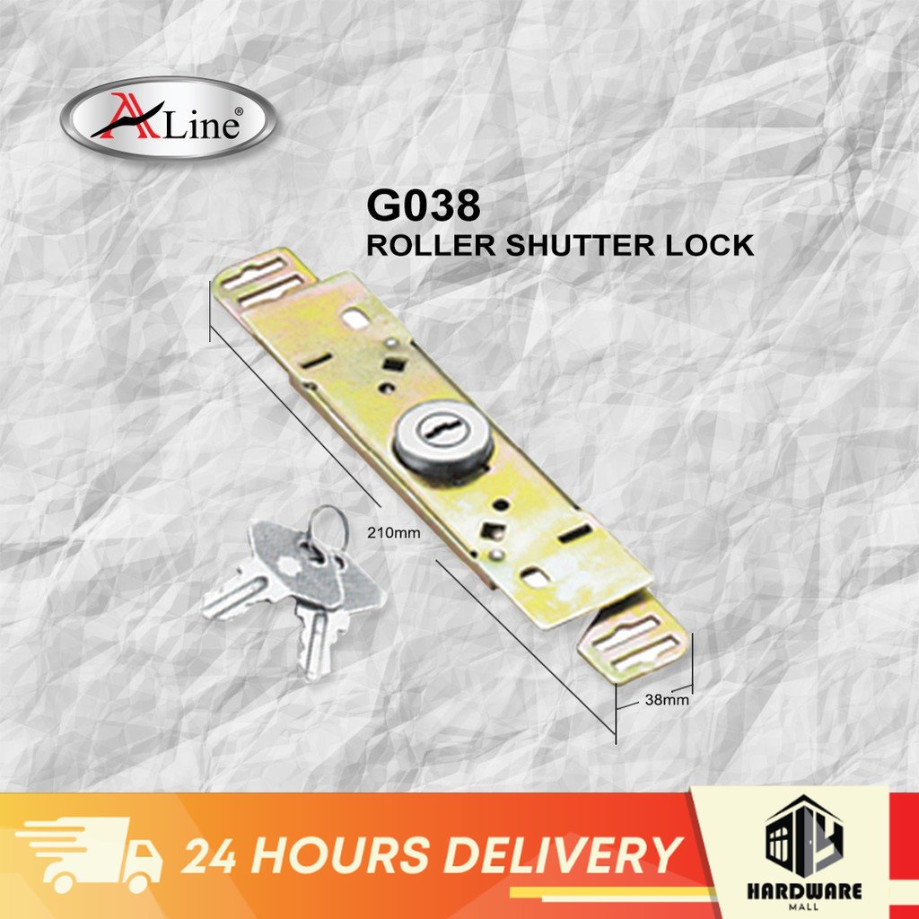 Aline G038 ROLLER SHUTTER CENTRE DOOR LOCKSET REPLACEMENT GRILLE RODAR ...