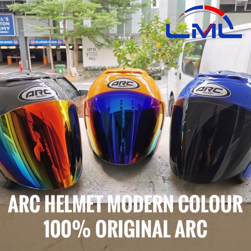 Arc Ritz Modern Special Colour Openface Helmet | Shopee Malaysia