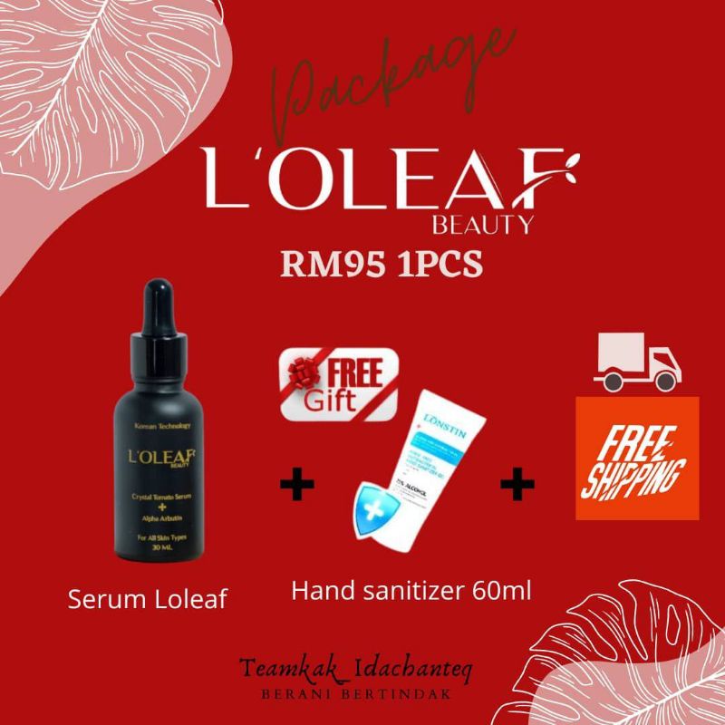 L'OLEAF serum tomato kecut jerawat READY STOK | Shopee Malaysia
