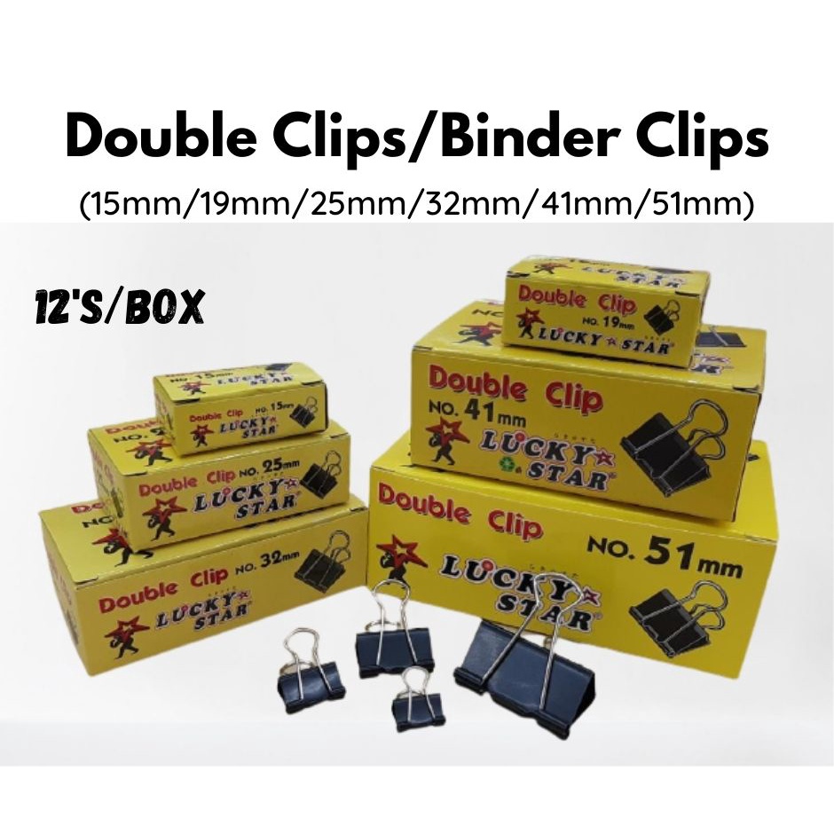 Double Clips/ Binder Clips | Shopee Malaysia