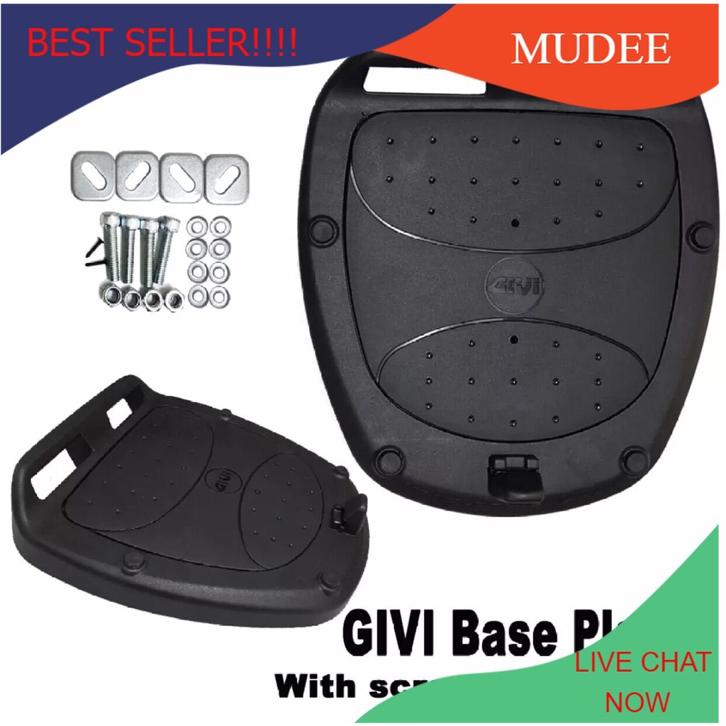 {DIJAMIN ORIGINAL} GIVI PLASTIC BASE PLATE TAPAK BOX Original All Givi Model 2021 MUDEE | Shopee ...