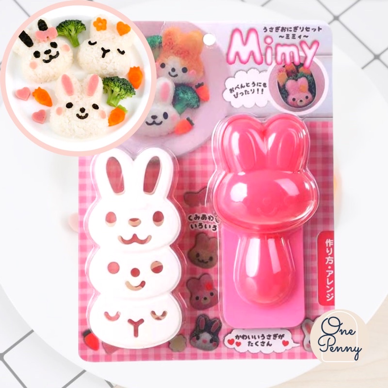 Rabbit-Shaped Rice Press With Vegetable And Algae Cutter | Shopee Malaysia