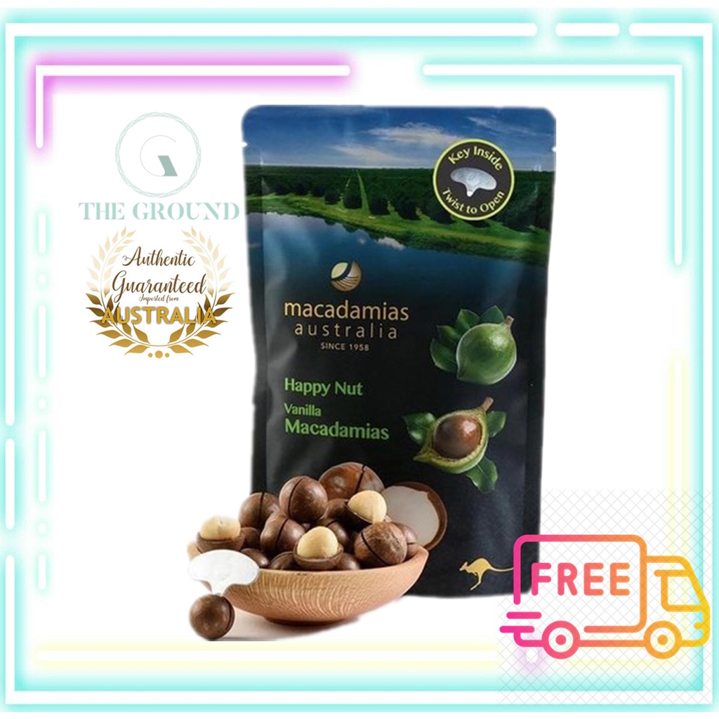 [READY STOCK EXP: 08/2025] Macadamias Australia 夏威夷果原味 Happy Nut ...