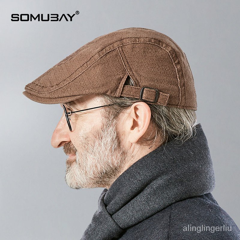 cap men original quality Spring and Autumn Beret Men's British Retro ...