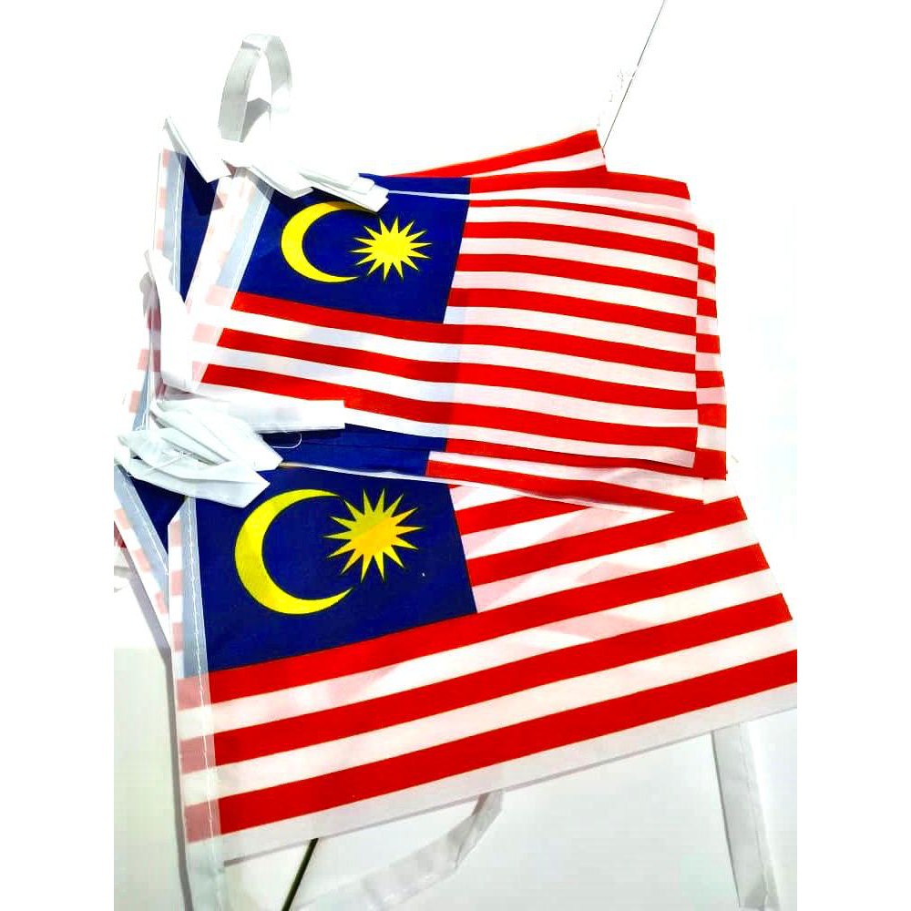 1Set 20 FLAGS MALAYSIA FLAGLINE STRING BENDERA PANJANG MALAYSIA ...