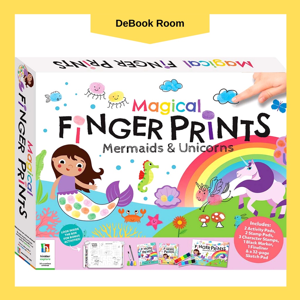 Children's Magical Finger Prints Kit (with Activity Book, Sketch Book ...