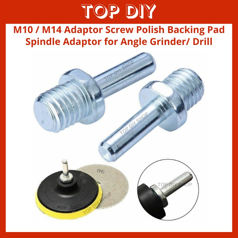 M10 / M14 Adaptor Screw for Polish Backing Pad Spindle Adaptor for ...