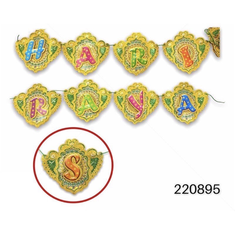 SELAMAT HARI RAYA HANGING DECORATION BANNER / HARI RAYA 2021 DEKO KAD ...