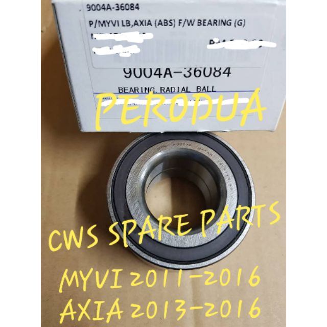 NTN OEM JAPAN WHEEL BEARING FRONT PERODUA MYVI LAGI BEST AXIA BEZZA ...