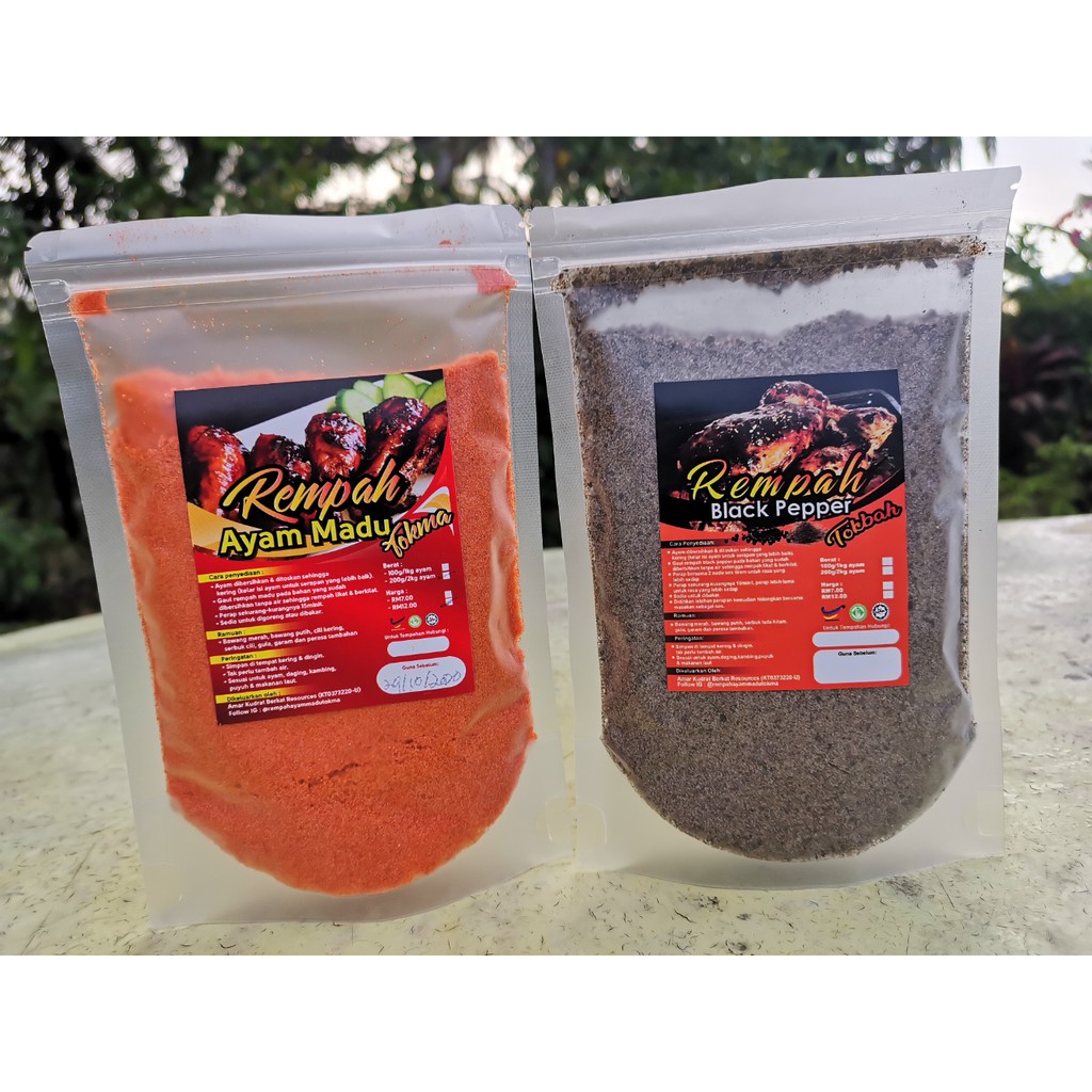 🔥Rempah Ayam Madu Tokma & Rempah Black Pepper Tokbah Bundle deal 🔥 ...