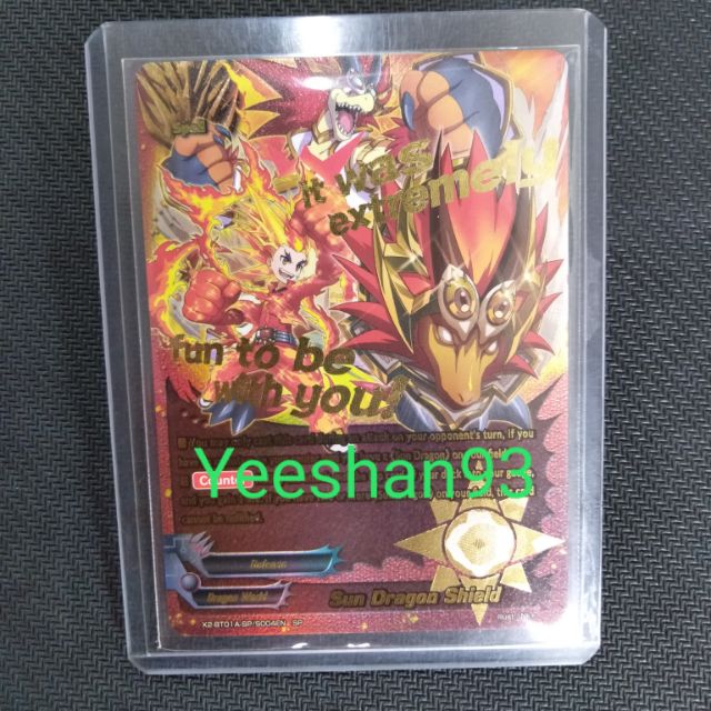 Buddyfight Collection - Sun Dragon Shield ( SP ) | Shopee Malaysia