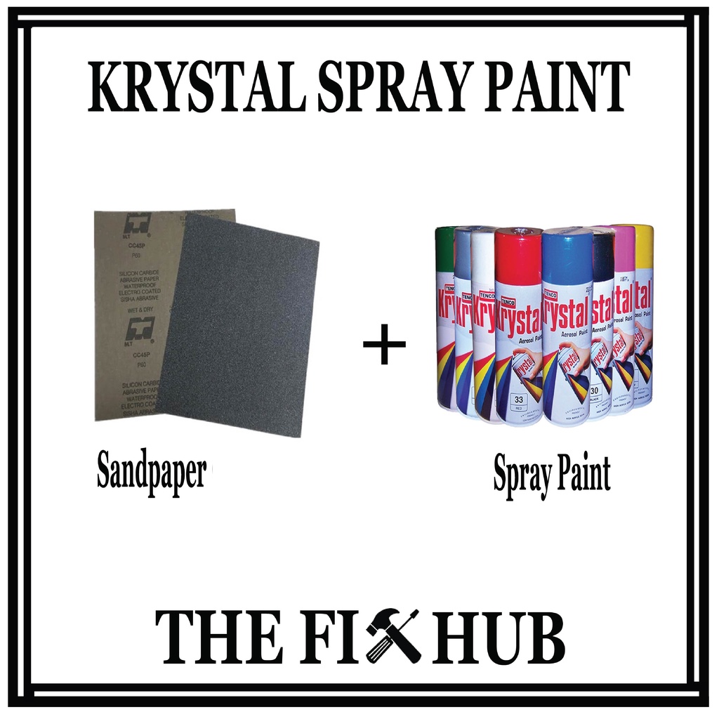 Tenco Krystal Aerosol Spray Paint Multi Purpose Color Cat Spray All ...