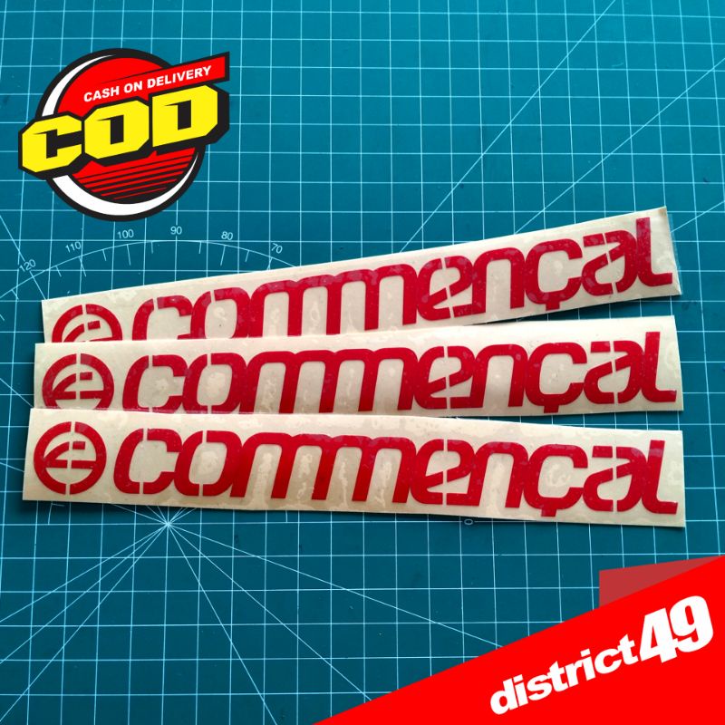 Cutting stickers - Commencal cutting stickers - Commencal stickers ...