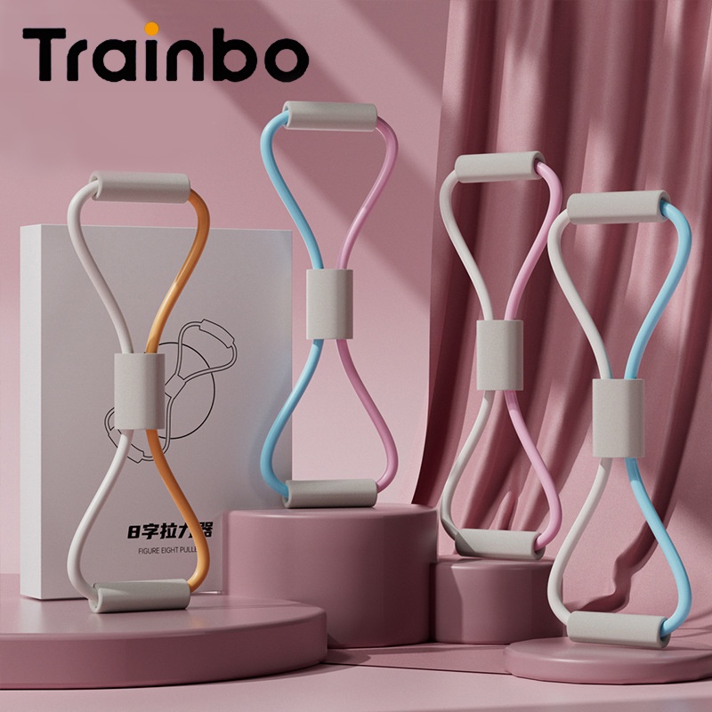 Trainbo Yoga Elastic Rope Chest Expander Yoga Resistance Bands Tension ...