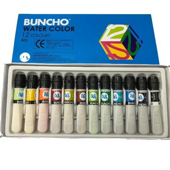 BUNCHO WATER COLOR (6CC/12 COLOURS) | Shopee Malaysia