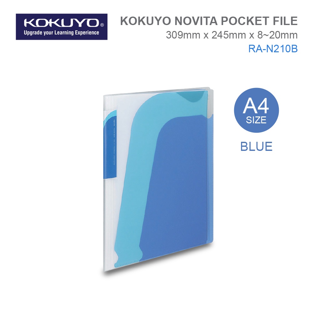 Kokuyo RA-N210 Novita Pocket File A4 | Shopee Malaysia