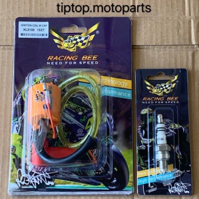 KAWASAKI KLX150 RACING IGNITION COIL AND SPARK PLUG PLUG COIL RACING ...