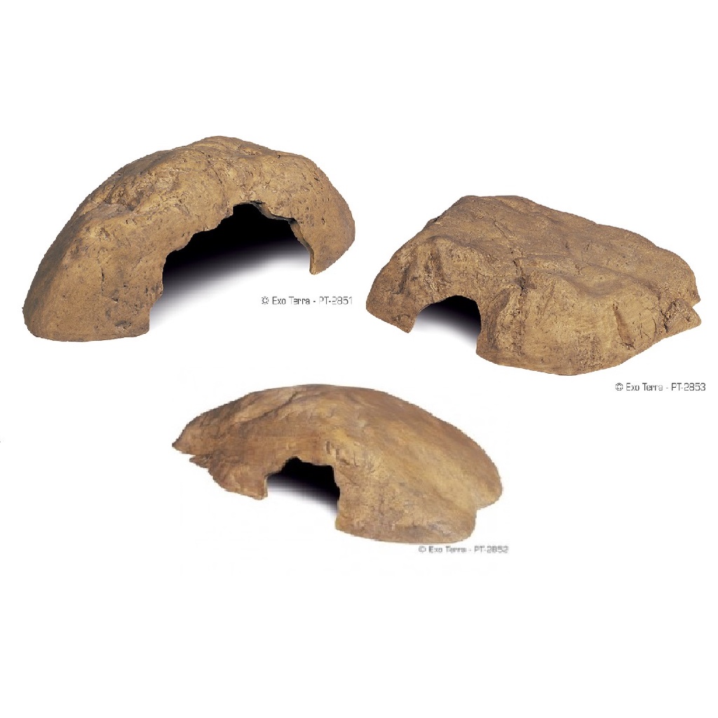 Exo Terra Reptile Caves (Small / Medium / Large / X-Large) | Shopee ...
