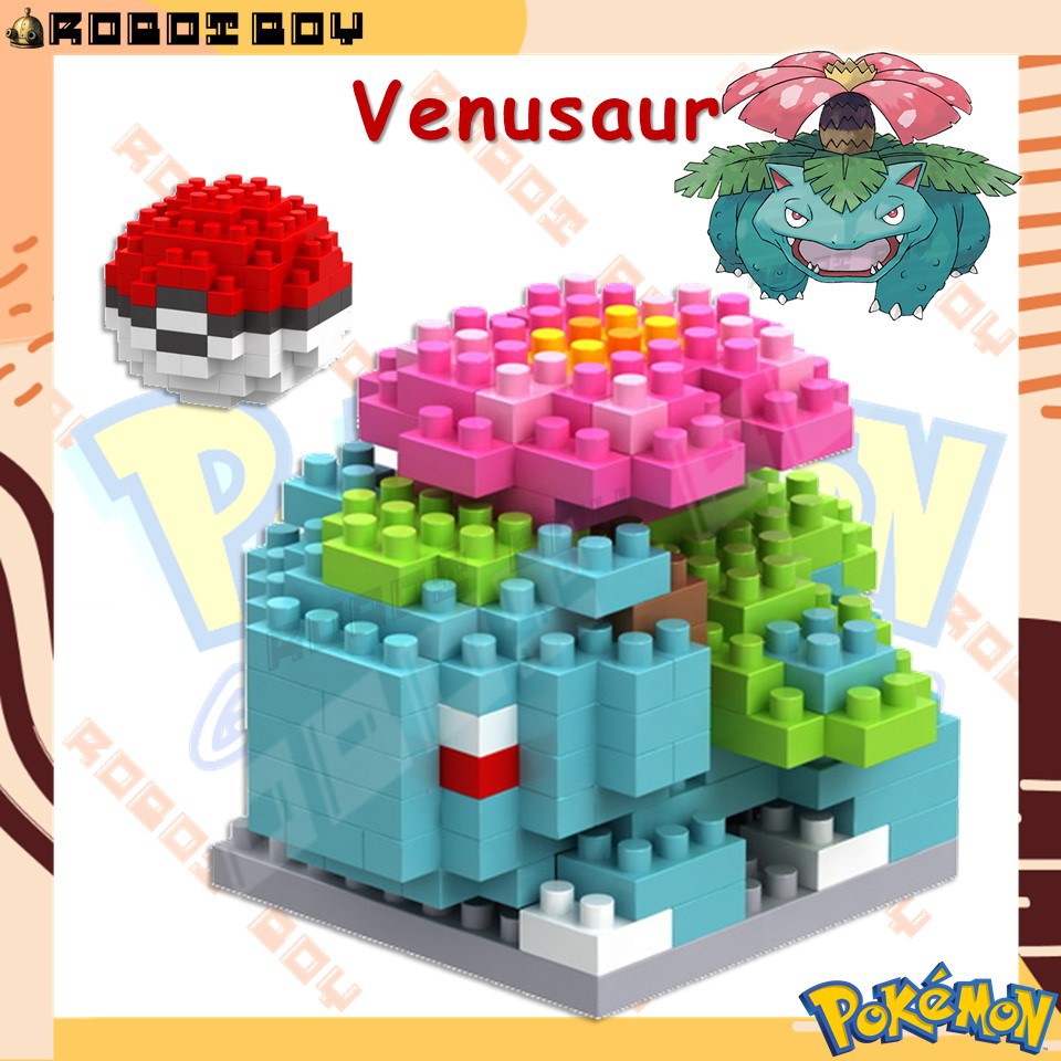 🔥Ready Stock🔥Pokemon Block Nano Block Building Block Toy Pikachu Charmamder Charizard Mewtwo ...