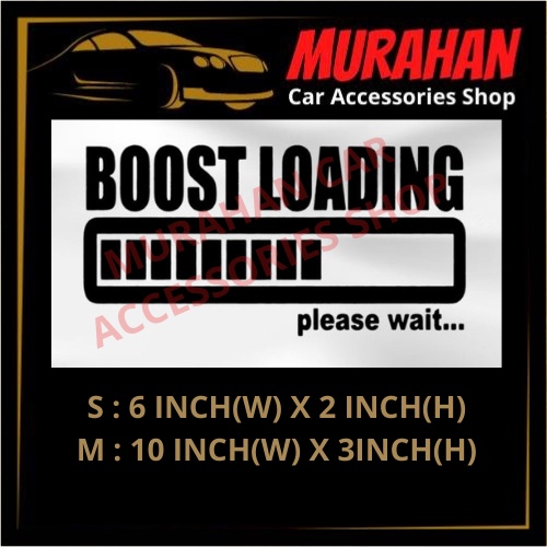 [READY STOCK] BOOST LOADING CAR STICKER MYVI AXIA ALZA BEZZA SAGA EXORA ...