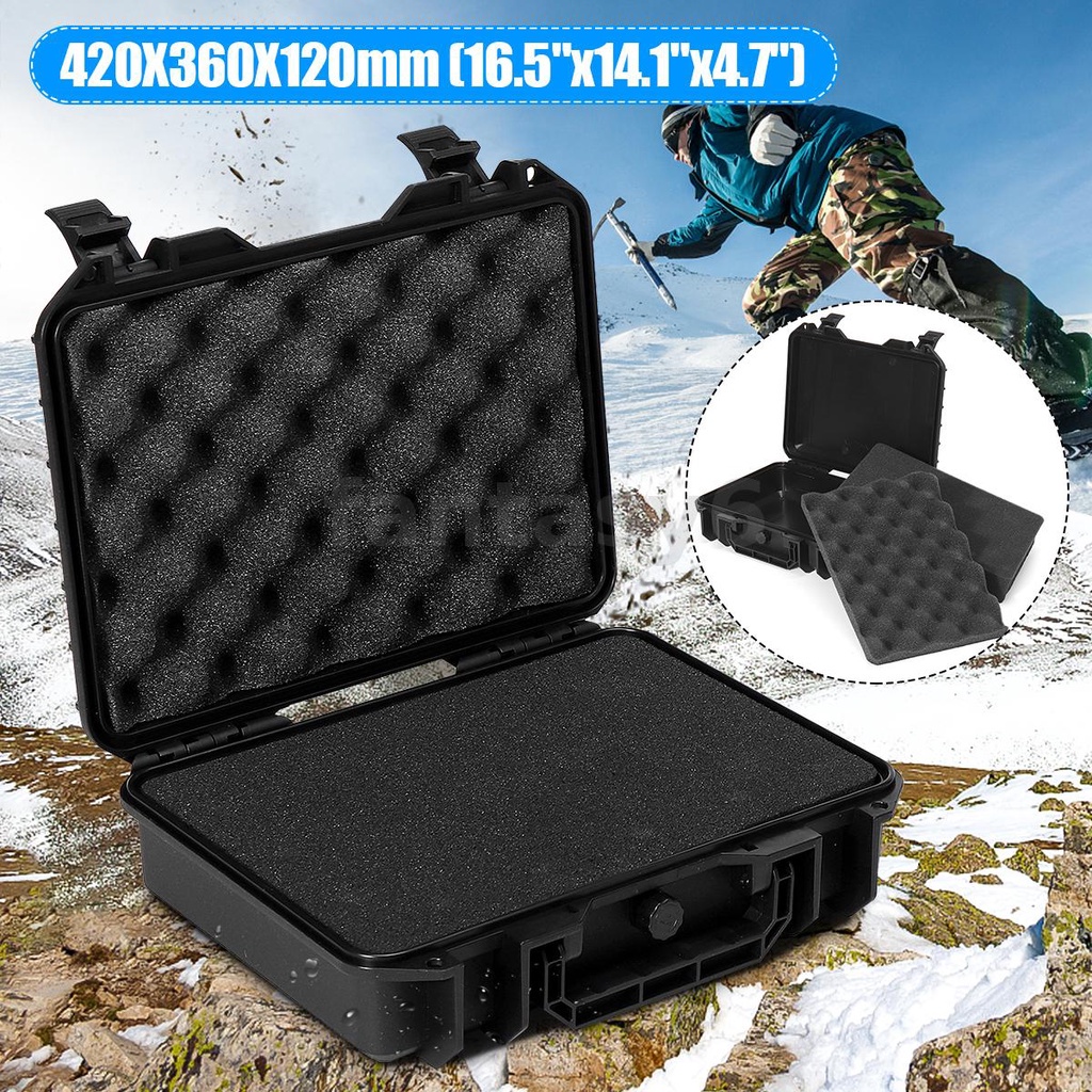 Fantasy6 16.5" Waterproof Hard Carry Tool Case Storage Box Camera ...