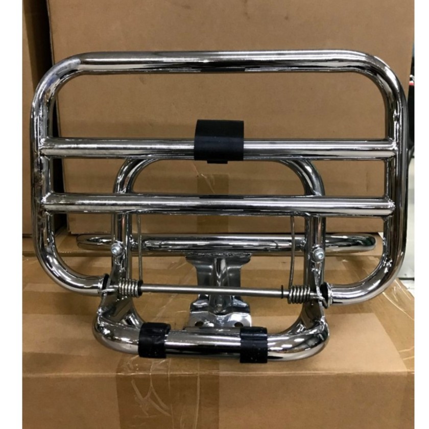 (Clearance Sales!!!) Vespa GTS Rear Rack - Silver | Shopee Malaysia